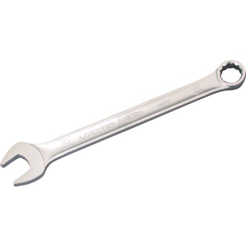 ロブテックスメーカーお問い合わせ：072-980-1111【特長】●早回し仮締めはスパナ側、本締めは面接触を採用しためがね側の1丁2役で使えます。●油が付着しても滑りにくい梨地仕上げです。●狭い箇所で使いやすくヘッドをさらにコンパクト化しま...