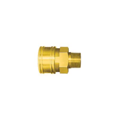 日東工器メーカーお問い合わせ：0120-210-216【特長】●バルブレス構造なので圧力損失を大幅に低減、大流量が得られます。●粘度の高い流体（グリスなど）に適します。【仕様】●耐圧力(MPa)：7.5●相手側取付サイズ：Rc3/8●最高使...