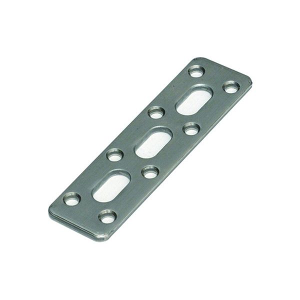 【商品説明】●接合・補修など幅広い用途に使える金具です。●サイズ：2×25×94mm●材質：ステンレス●仕上：ヘアーライン。