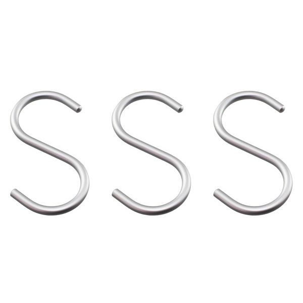 【商品説明】●シンプルなアルミ製Sフックです。幅広い用途にお使いいただけます。●カラー：シルバー