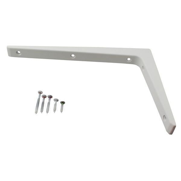 【商品説明】●L型の棚受●カラー：ホワイト●材質：アルミダイカスト
