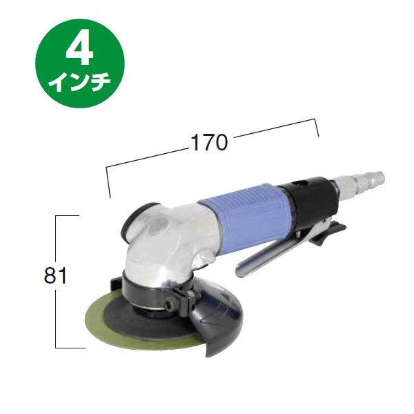【商品説明】●ジスクペーパ用:小型・軽量で滑らかな研磨。●使いやすい:低頭タイプなので被削材が見やすい。●作業音低減:全機種サイレンサ付。●作業者にやさしい:グリップチューブ、スピンドルロック付き。【商品スペック】●使用圧力(Mpa(kgf...