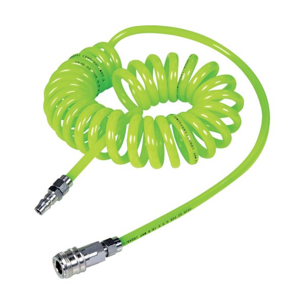 【商品説明】【特長】●カップリングは自動的に残圧を除去する残圧除去機能（パージ機能）付きで、安全に取り外しが可能です。●耐久性、柔軟性に優れたポリウレタンホースです。●組付け済のためすぐに使用可能です。【用途】●整備工場、塗装工場、一般生産...