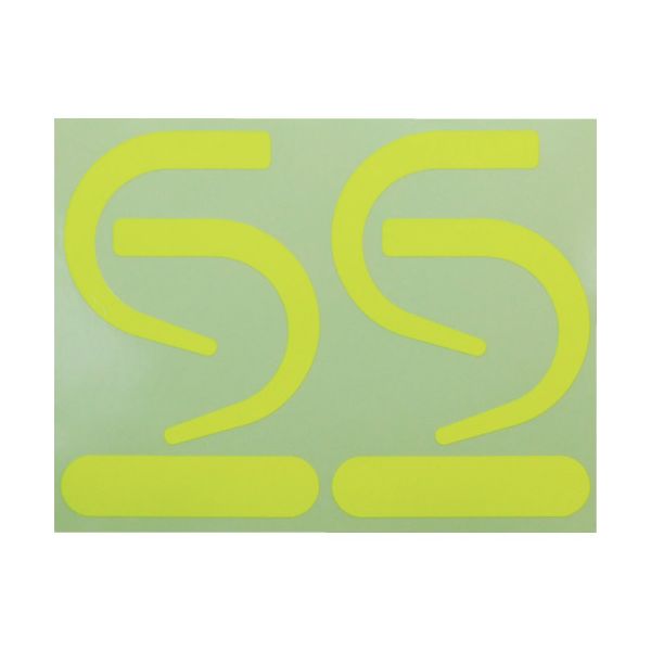 【商品説明】【特長】●蛍光色のフック用識別シールです。●フックの両側面とフック下に貼り付けができます。【用途】●ランヤードのフックに貼り安全意識を向上させるためのシールです。【仕様】●色：蛍光イエロー【仕様2】●表面PET貼り【材質／仕上】...
