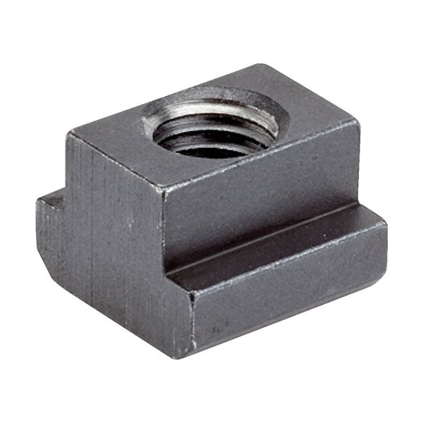 【商品説明】【特長】●T溝に差し込み使用します。●黒染めです。●【用途】●T溝に使うナットとして。【仕様】●T溝幅(mm)：12●適合ボルト：M8●穴外径d3(mm)：M8●外寸e(mm)：18●外寸h(mm)：14●フランジ高さk(mm)...