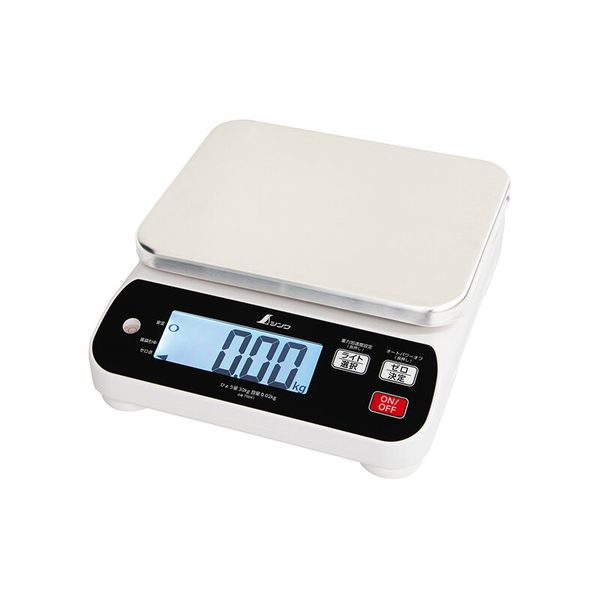 【商品説明】●文字高30mmで大きく見やすい液晶を採用しました。●風袋引機能付で容器の重さを引いた測定ができます。●使用する地域に合わせて重力加速度を設定できます。●防塵・防水性能IP54です。●オートパワーオフ機能付です。●バックライト機...