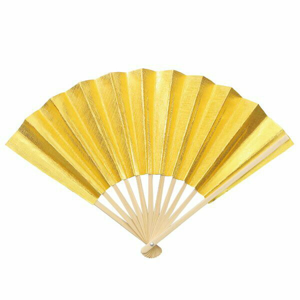 【商品説明】●両面金色！華やかな彩り！両面金色のせんすでアクリルガッシュ、墨などでデザインできます。●両面金色です。●アクリルガッシュ、墨などでデザインできます。●水彩絵具やポスターカラーで着色するときは水分を少な目にして描いてください。●...