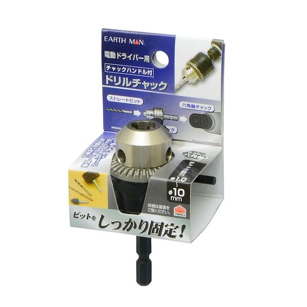 【商品説明】製品サイズ (W)×(H)×(D)mm32 × 77 × 32製品重量 (g)160パッケージサイズ (W)×(H)×(D)mm58 × 112 × 45パッケージ重量 (g)186特徴ビットをしっかり固定仕様チャック能力:1....