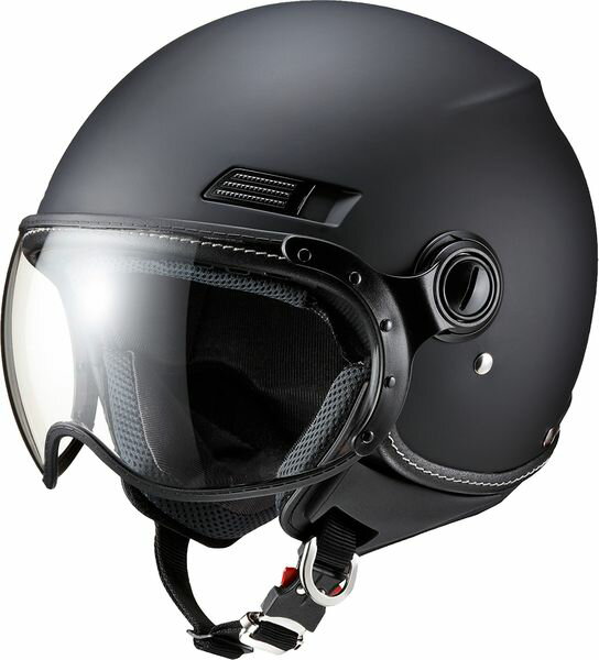 【商品説明】●航空パイロット用をイメージしたジェットヘルメット●オールドファッションの風格が漂うスタイリング●耳覆い付きでソフトな被り心地●ベンチレーションは前頭部に可動式2カ所で通気性を確保、開口部はスチールネット張りで、開口走行時にほこ...