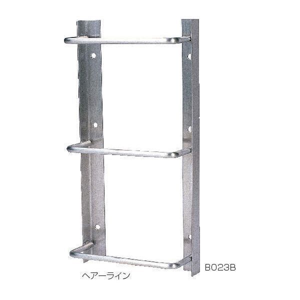 【商品説明】クマモト　B029F　check ステンレス 塔屋タラップL型 裏板 FB−6×50×350