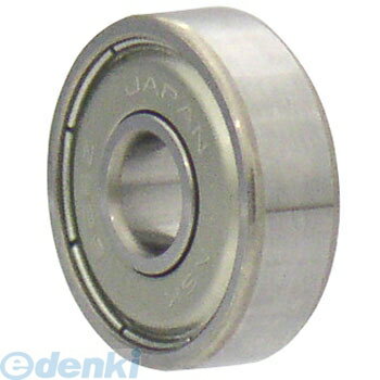 【商品説明】●種別：両側鋼板シールド型●材質：高炭素クロム軸受鋼●外径D(Φmm)：16●内径d(Φmm)：8●基本静定格荷重(N)：710●基本動定格荷重(N)：1610●面取寸法r1(mm)：0.2●許容回転数(min-1[r.p.m]...