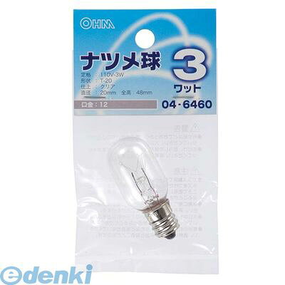 オーム電機0120-963-006●≪ナツメ球・E12タイプのラインアップ≫分類区分色商品コード3個パック5Wホワイト04-68272個パック5Wホワイト04-6501クリア04-1395ピンク04-64381Wホワイト04-64391個入...