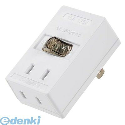 オーム電機0120-963-006□ 長寿命で、消費電力の少ないLEDランプを使用□ 本体　熱に強いPBT樹脂を採用□ ハンダレスにより接点不良撲滅仕様□ 15A 125V 1.500W以下□ コンセント　2個口□ 耐トラッキングカバー付□...
