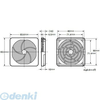 &nbsp; オムロン &nbsp; 0120-919-066 【適合】軸流ファンモータ：サイズ□80mm(形R87F-A□A8シリーズ、形R87T-A□A8シリーズ)【材質】ガード：UL94-V0メディア：UL900、30ppi(1インチ...
