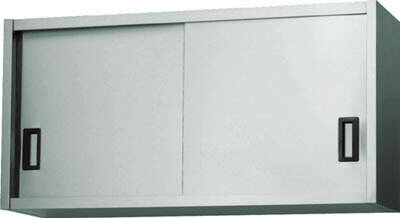 【仕様】●間口×奥行×高さ(mm)：1500×350×600●棚板数：1ステンレス吊戸棚【質量】33 kg【特徴】●オールステンレスSUS430●独立分離式の取付金具を利用している為、壁面取付の際に上下、左右の位置微調整が容易です●戸びらレ...