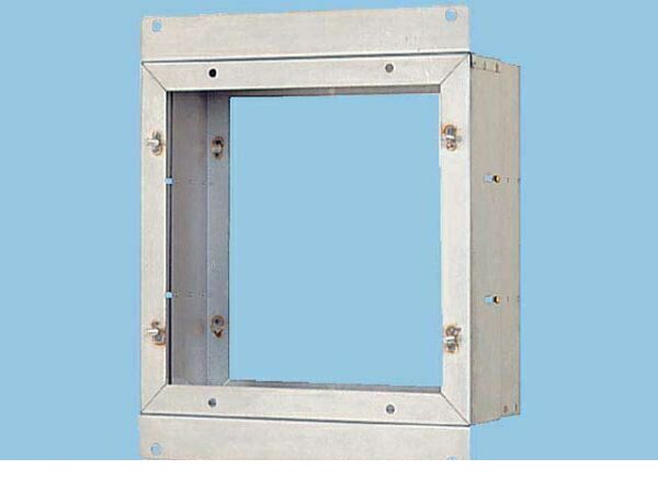 FY-KCX25品番 FY-KCX25品名 産業用有圧換気扇部材 スライド取付枠（RC壁用） ステンレス製用途 その他特長●材　質：ステンレス（SUS304）●板　厚：t＝1●適用壁厚寸法：90〜160mm●付属品：ナット…8個（有圧換気扇...