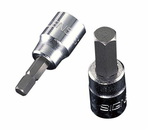 ●六角キャップスクリュー用のビットソケット●サイズ()：1/4●差込角(DR)：3/8●ソケット外径(b；mm)：17.5●全長(L1；mm)：49.5●軸長(L2；mm)：24