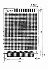 &nbsp; サンハヤト &nbsp; 03-3984-7791 型番特長 パターン材質等銅箔面サイズ等仕上処理穴径端子部ICB-95R4ミリピッチ端子付き2.54ミリピッチドット紙フェノール片面1.6t×115mm×145mmフラックス&...