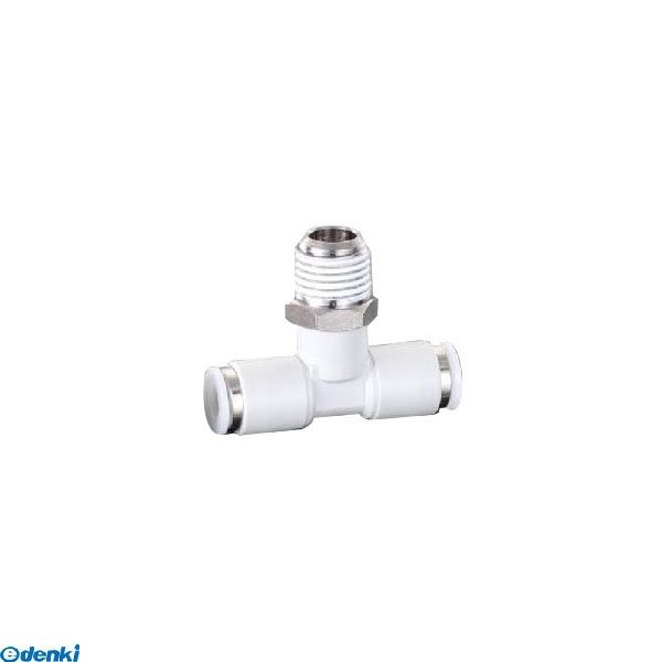 工具不要のワンタッチ継手！各種機器とウレタンチューブ2本の接続用●使用圧力：0〜1MPa●接続ネジ：R1/8●適用：外径6mmチューブ用