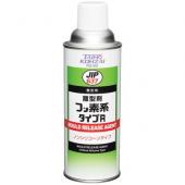 ■プラスチック成型品及び各種ゴムの離型に・各種熱可塑性樹脂、フェノール樹脂、PET、FRP、SMC■性能・性状・使用温度範囲：250℃以下■成分・脂肪族系炭化水素・アルコール類・特殊フッ素化合物・LPG・第四類第一石油類　100ml　エアゾ...