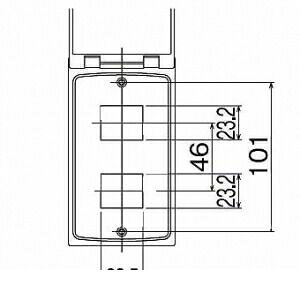 &nbsp; 明工社 &nbsp; 03-3577-1155 【商品説明】【仕様】●メーカー：明工社●型番：ML1682●商品名：ML防滴プレート●キーなし●2コ用●RoHS対応4990848168207
