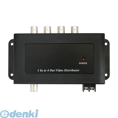 ●コンパクトなデザインで、壁掛けが可能です●ビデオ入力 :BNC-J 1ch　0.8〜1.2V（p-p）75Ω●ビデオ出力 :BNC-J 4ch　1.0V（p-p）75Ω●電源入力 :DCジャック●帯域幅 :10Hz〜10MHz●電　　源 ...