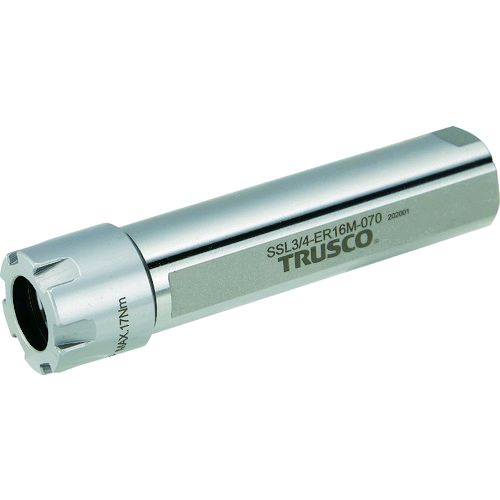 【特長】●スイス型・クシ歯型NC旋盤用に最適な小さくて短いホルダです。●ナットはERM（ミニ）タイプです。【仕様】●シャンク径：20●外径(mm)：ナット径22●全長(mm)：63●全長L1(mm)：40●全長L2(mm)：23●適合レンチ...