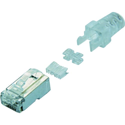 【特長】●FTP、UTPケーブル用モジュラープラグです。●AWG24単線/より線またはAWG26単線のドレインワイヤーを持つアルミフォイルのシールドケーブル（FTP、UTP）に適用します。●シールドシェル一体型の1パーツ校正で簡単に施工でき...