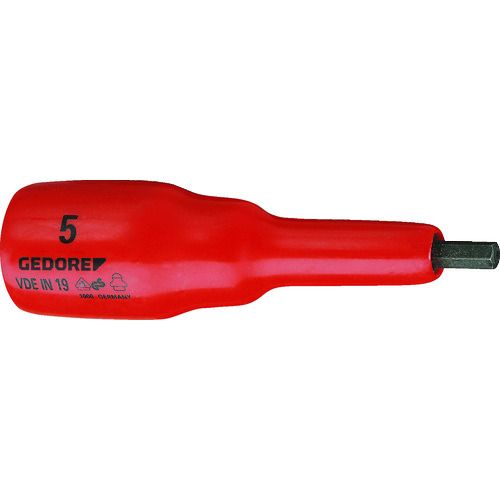 【仕様】●対辺寸法(mm)：6●差込角(mm)：12.7●全長(mm)：106【仕様2】●1000V絶縁仕様●DIN EN/IEC60900適合品【材質／仕上】●クロムバナジウム鋼【注意】●こちらのソケットは6123910のラチェットハンド...