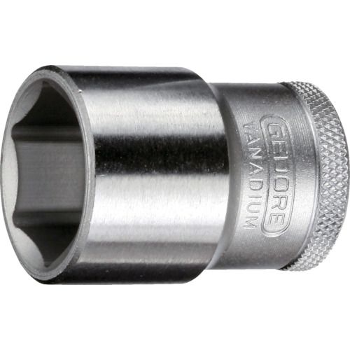 【特長】●ローレット加工を施すことで、手から滑り落ちにくいです。●ユニットドライブで接触面積を大きくすることで、ボルトが欠けにくいです。【仕様】●対辺寸法(mm)：17●差込角(mm)：12.7●全長(mm)：39.5【材質／仕上】●クロム...