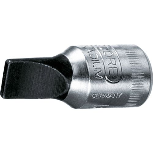 【特長】●ローレット加工を施すことで、手回しでも手から滑り落ちにくいです。【仕様】●差込角(mm)：6.35●刃先：［［−］］6.5●全長(mm)：28●マイナスねじ【仕様2】●クロムメッキ処理●刃部分：リン酸マンガン処理【材質／仕上】●特...