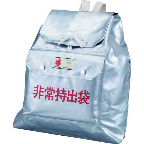 大明企画メーカーお問い合わせ：03-5746-0825【特長】●（公財）日本防炎協会認定品で、両手があくリュック型の非常袋です。【仕様】●外形寸法(mm)幅：400●外形寸法(mm)奥行：70●外形寸法(mm)高さ：405●容量(L)：10...