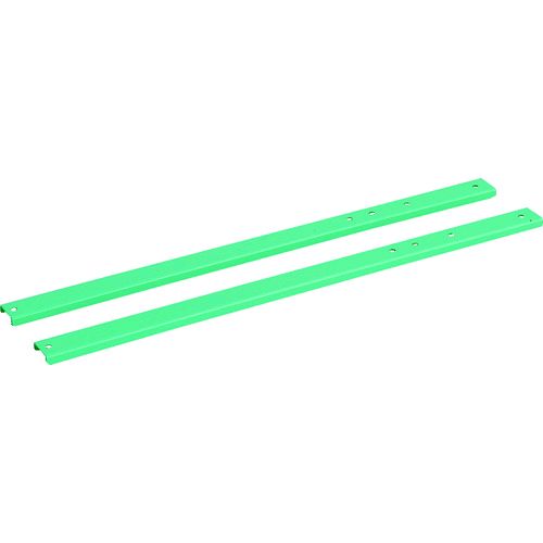 【用途】●パンチングパネル用取付金具です。【仕様】●均等積載量(kg/段)：120●色：ヤンググリーン●間口(mm)：34●奥行(mm)：12●高さ(mm)：640【材質／仕上】●スチール【原産国】日本