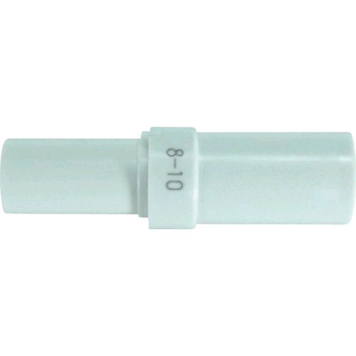 千代田通商メーカーお問い合わせ：043-445-5481【仕様】●ジョイント径E1(mm)：8●ジョイント径E2(mm)：10●使用圧力：1MPa(空気)、0.3MPa(水)●使用流体：空気、水【仕様2】●流体温度：-5〜60℃(空気)、5...