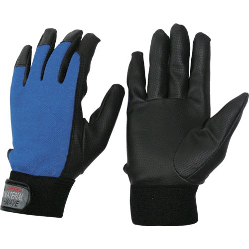 おたふく手袋メーカーお問い合わせ：072-728-1111【特長】●特殊エンボス加工PU生地ですべりにくく、柔らかでフィット感が抜群です。●甲部には吸汗速乾メリヤスを使用し、ムレを軽減します。●ガンカット縫製が指まわりの違和感を解消します。...