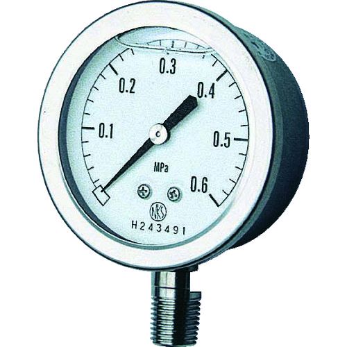 長野計器メーカーお問い合わせ：0120-10-8790【特長】●ステンレス製の接液部、およびケース材質により耐食性、耐雰囲気性に優れています。●JIS B 7505-1規格品です。【仕様】●圧力レンジ(MPa)：0.0〜0.1●最小目盛(M...