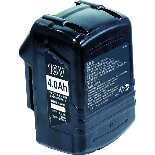 日東工器メーカーお問い合わせ：0120-210-216【特長】●CLA-2200A、CLM-100A専用の電池パックです。【仕様】●種類：電池パック●電圧(V)：18●容量(Ah)：4.0●品名：電池パック●適合機種：CLA-2200A、C...