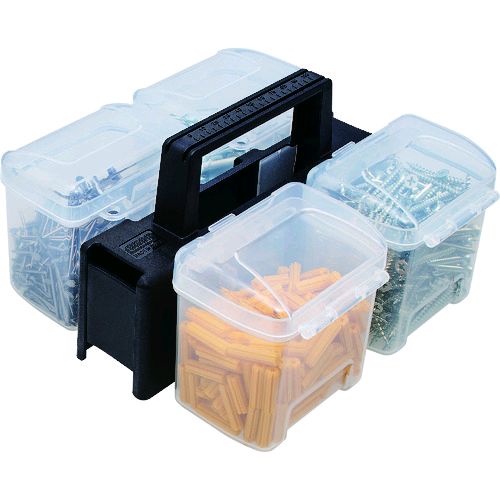 【特長】●取り外し可能なパーツケースBM-100がセットされており、釘・ビス・ボルト・アンカープラグ・ナット・ワッシャー等の小物の収納、持ち運びに便利です。●本体は持ち運びしやすいハンドル付きで、現場への運搬も楽々です。●パーツケースの蓋が...