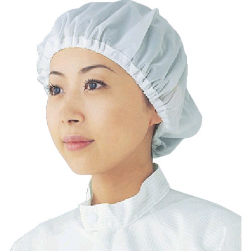 【商品説明】【特長】●シャワーキャップタイプのクリーンルーム用インナーキャップです。●頭髪落下防止に役立ちます。【仕様】●色：ホワイト●サイズ：L【仕様2】●ISO Class6(Fed/STDクラス1000)相当●頭囲サイズ：58cm【材...
