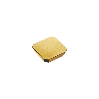 日立ツールメーカーお問い合わせ：0120-134159【特長】●TiN皮膜を採用し、汎用の切削に適しています。【用途】●適用カッター: A45E(アルファ45フェースミル) ●鋼一般用【仕様2】●カッタ用チップ　SEE42TN−C9　HC8...