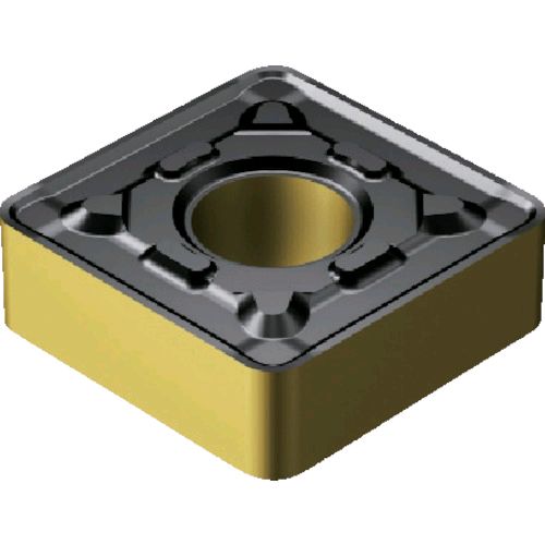 サンドビックメーカーお問い合わせ：0120-350-930【用途】●鋼旋削加工用●不安定な加工、重断続加工、中低速の切削速度●ドライ・ウェット対応【仕様2】●IC：0.5●LE：11.1●S：4.76●RE：1.59●鋼旋削加工用チップ●I...