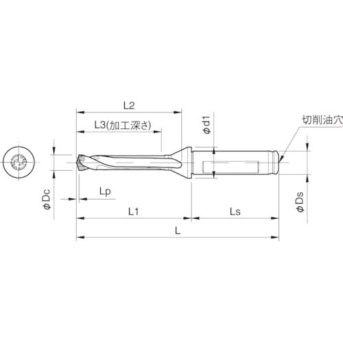 京セラメーカーお問い合わせ：0120-39-6369【特長】●SF-DRC型：高性能モジュラードリル、独創的な構造で高速・高送り加工を実現しています。【用途】●ドリル加工用ホルダ●マジックドリルDRC●フランジ付きシャンク【仕様】●適合チッ...