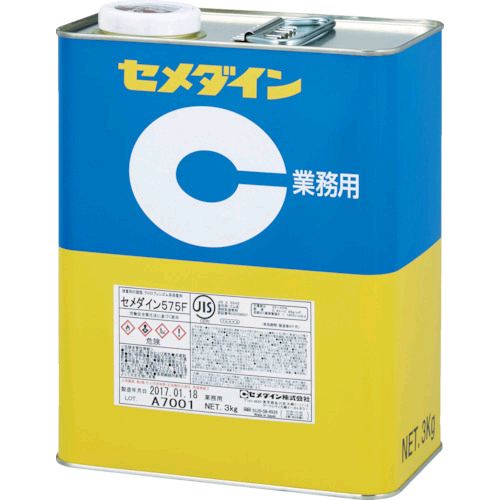 セメダインメーカーお問い合わせ：0120-58-4929【特長】●多用途汎用速乾コンタクト接着タイプです。●初期立上り接着強さに優れる接着剤です。●JIS A 5549 F☆☆☆☆規格品です。●日本接着剤工業会 JAIA 4VOC基準適合品...