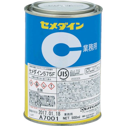 セメダインメーカーお問い合わせ：0120-58-4929【商品説明】【特長】●初期接着力が強く接着後も弾力性があります。●日本接着剤工業会 JAIA 4VOC基準適合品です。●JIS A5549 F☆☆☆☆規格品です。●多用途汎用接着剤です...