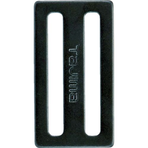 （株）TJMデザインメーカーお問い合わせ：0120-125577【特長】●50mm幅ベルトの安全帯用D環止めです。【仕様】●色：ブラック●適応ベルト幅(mm)：50【材質／仕上】●アルミ【原産国】日本