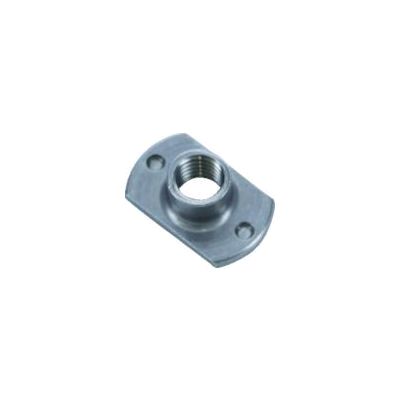 【特長】●溶接用ナットです。●位置決め用ガイド（パイロット）が付いています。【用途】●タップ（めねじ）が切れない薄板などに。【仕様】●呼び径：M5×0.8【仕様2】●1A【材質／仕上】●鉄／生地【原産国】日本