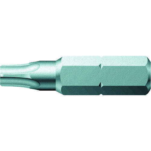 &nbsp; Wera &nbsp; 03-6435-6876 ●いじり止め付トルクス[[（R）]]用のビットです。●ダクタイル製の頑強なタイプで、鉄板や金属板の加工に最適です。●全長(mm):25●刃先:T7H●質量(g):4.4●シャン...