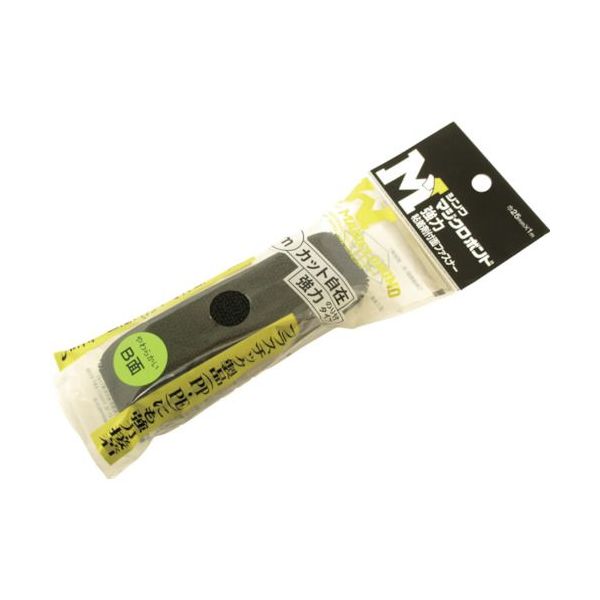 【商品説明】【特長】●ナイロン素材で繰り返しの脱着にも耐久性があります。●片面のみでのご使用に最適な使い切りサイズです。【用途】●産業資材や建材の固定。●梱包材の留め。●工具・機具の留め。【仕様】●色：黒●幅(mm)：25●長さ(m)：1●...