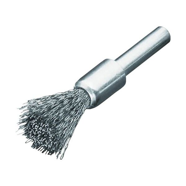 【特長】●電動工具等に容易に取付が可能です。●高品位の線材を使用しており、耐久性に優れ、長寿命です。【用途】●奥まった場所や、角部分などの底面・コーナー研磨に。【仕様】●線径(mm)：0.3●毛材：ワイヤ鋼線●外径(mm)：12●毛丈(mm...
