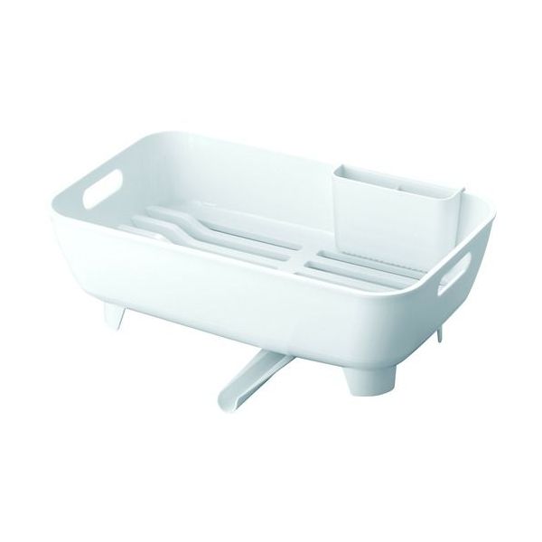 アスベルメーカーお問い合わせ：0743-59-1125【特長】●食器の水切りに最適です。【仕様】●奥行(mm)：405●高さ(mm)：133●色：ホワイト●幅(mm)：281【材質／仕上】●ポリプロピレン（PP）【注意】●幅は、排水口を含め...